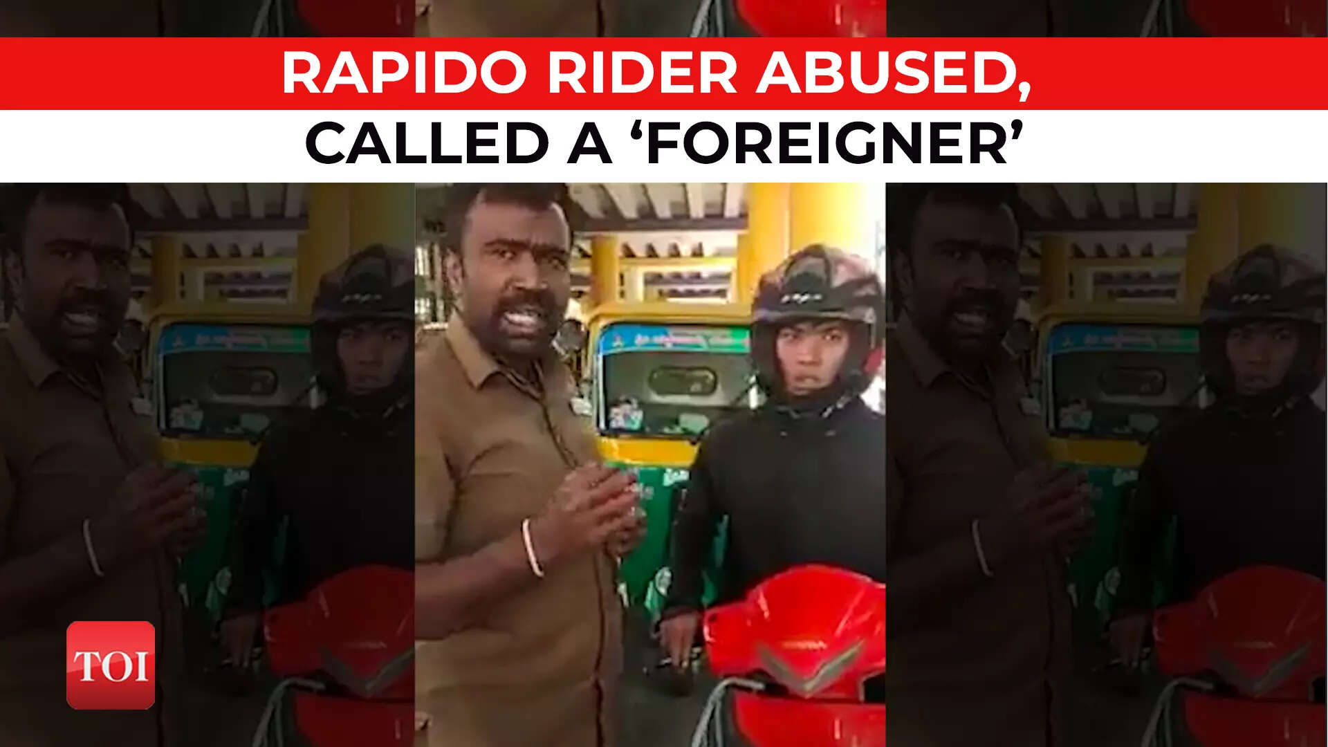 Viral video: Bengaluru auto driver abuses Rapido bike taxi rider ...