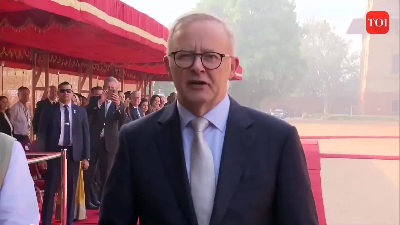 'I thank PM Modi for very warm welcome. Australia & India are great friends': Australian PM ...