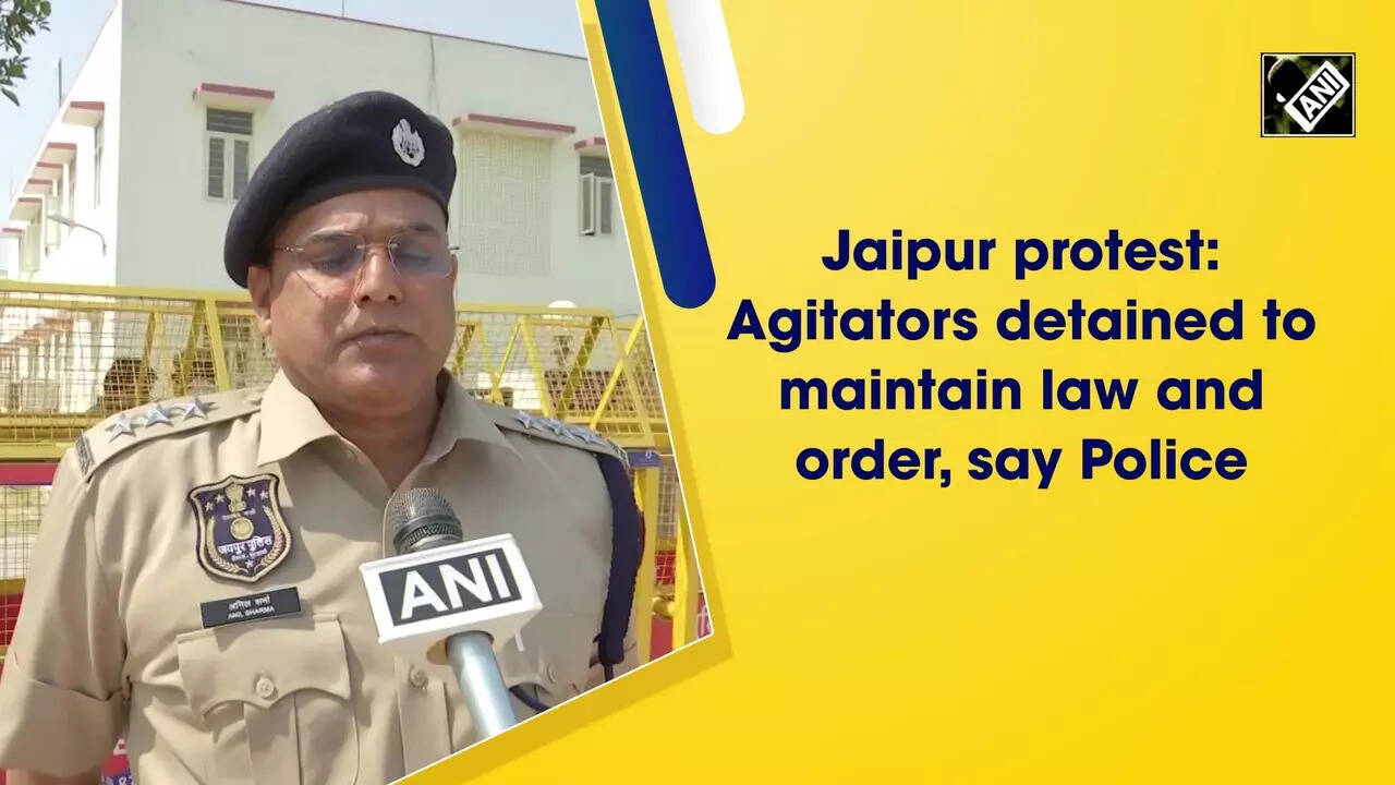 Jaipur protest: Agitators detained to maintain law and order, say Police