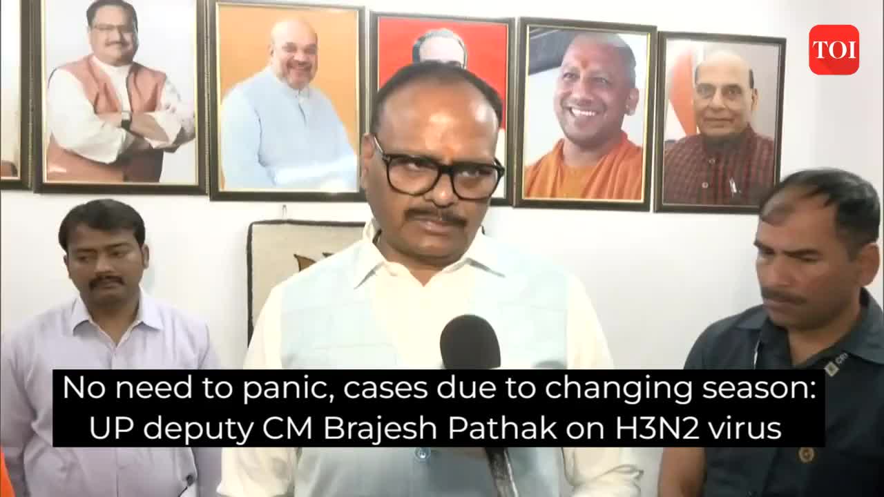No need to panic, cases due to changing season: UP deputy CM Brajesh Pathak on H3N2 virus