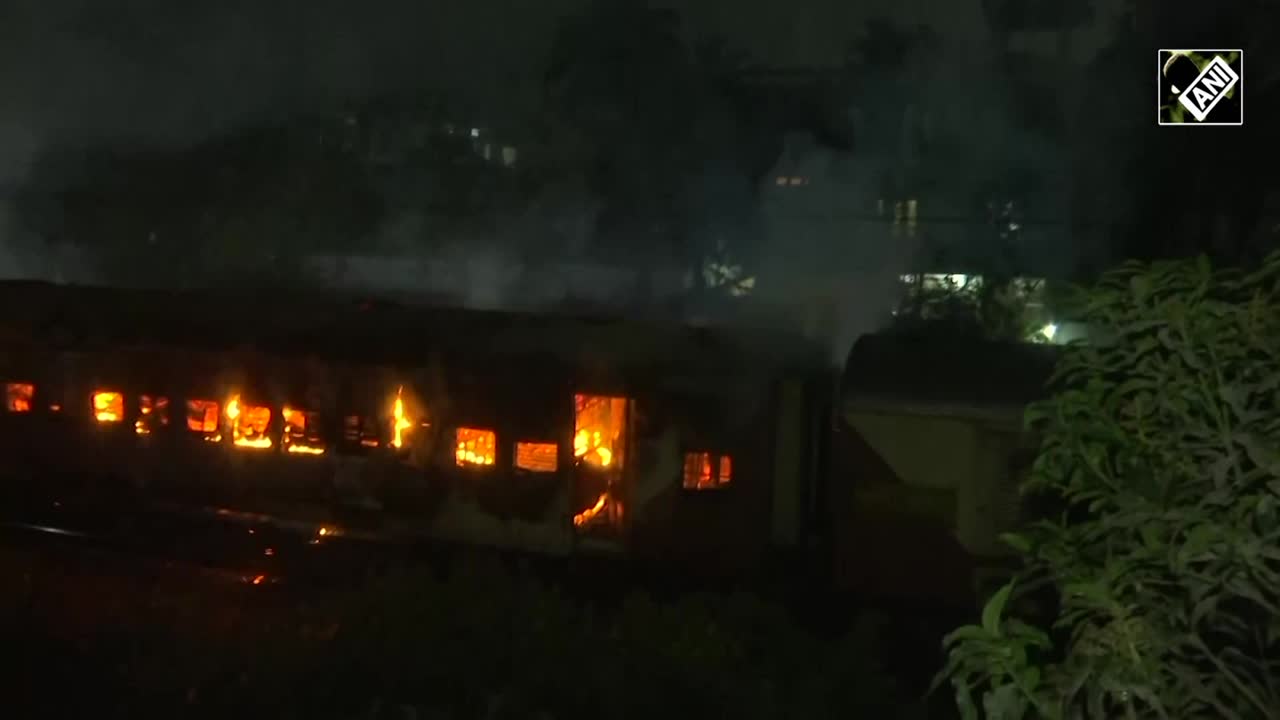 Assam: Two empty coaches of passenger train catch fire at railway yard ...