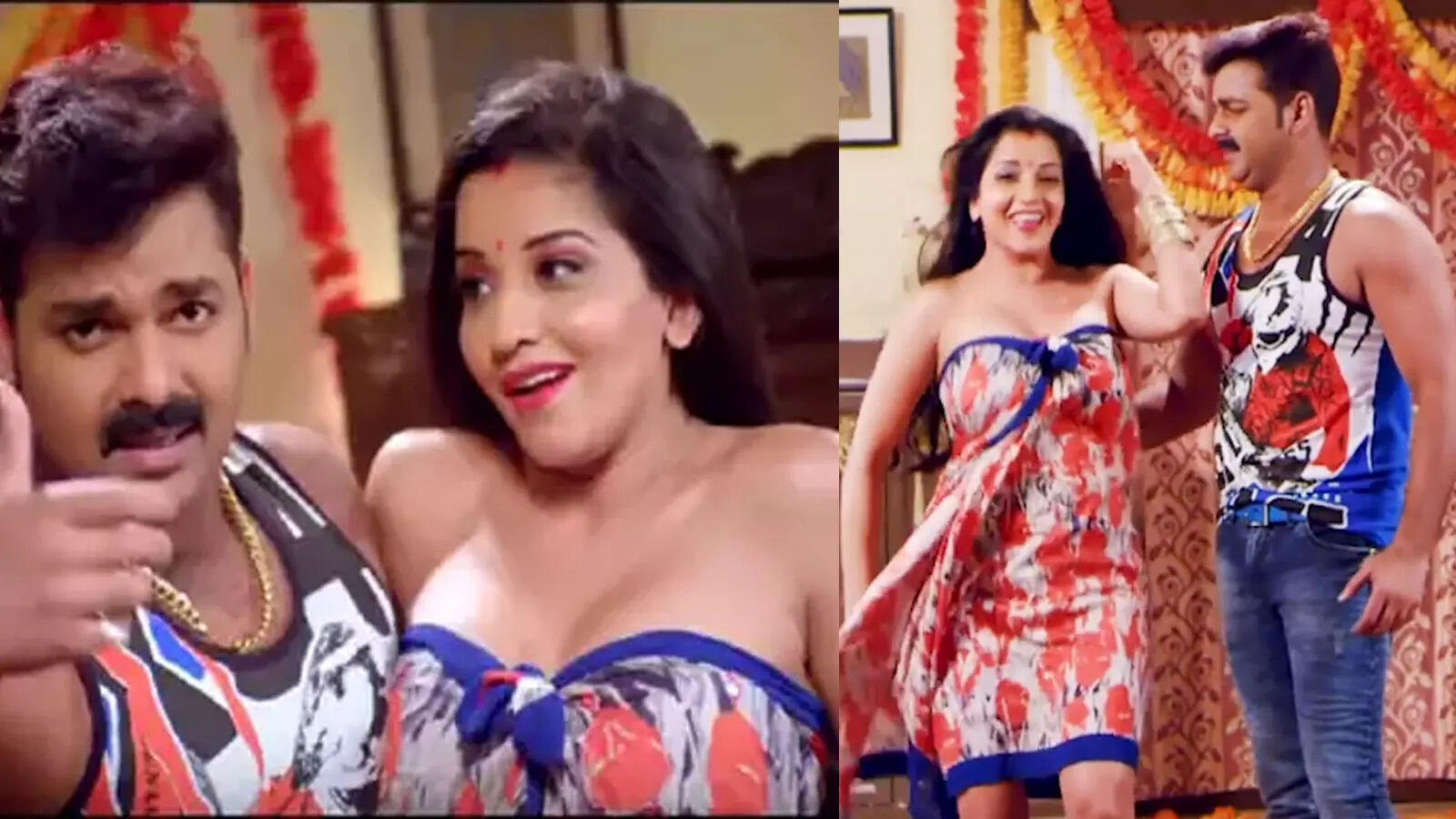 HOTNESS ALERT! Bhojpuri stars Monalisa and Pawan Singh's old bedroom romance song 'Diya Gul Kara ...
