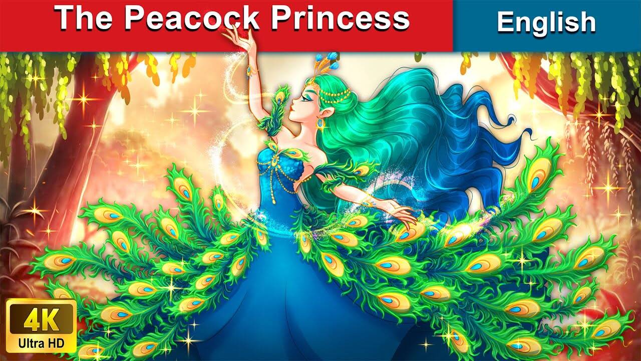 Watch Latest Kids English Nursery Story 'The Peacock Princess' For Kids ...