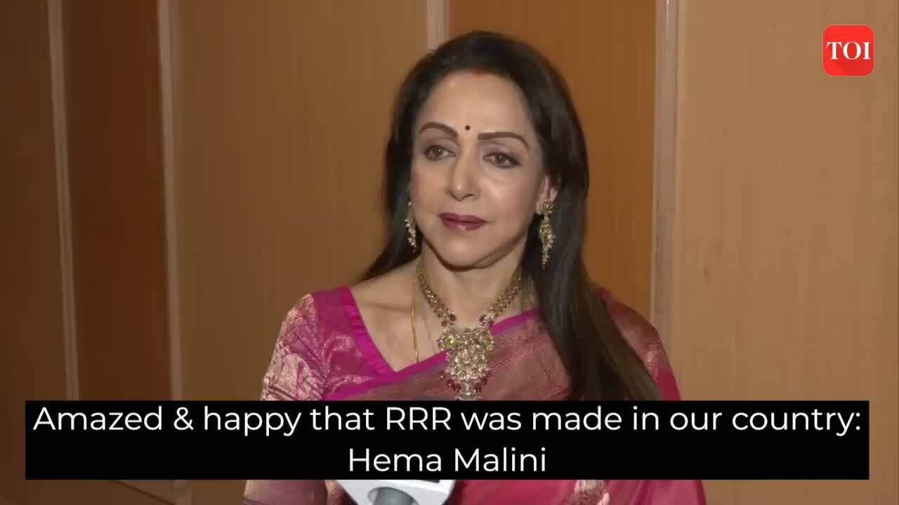 Amazed & happy that RRR was made in our country: Hema Malini