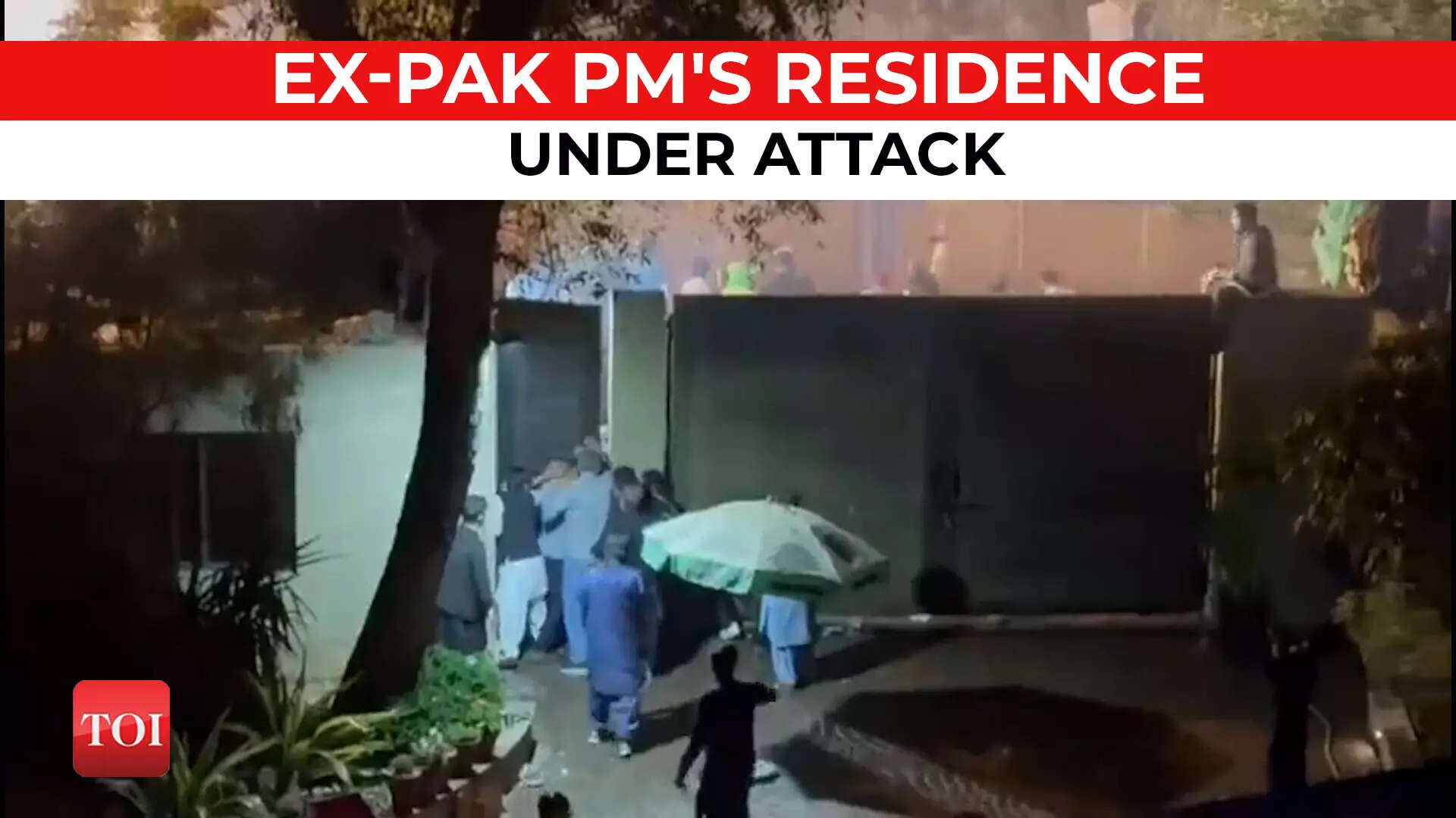 Watch: Former Pakistan PM Imran Khan’s residence under attack