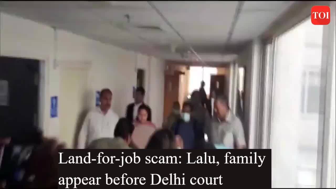 Land-for-job scam: Lalu, family appear before Delhi court