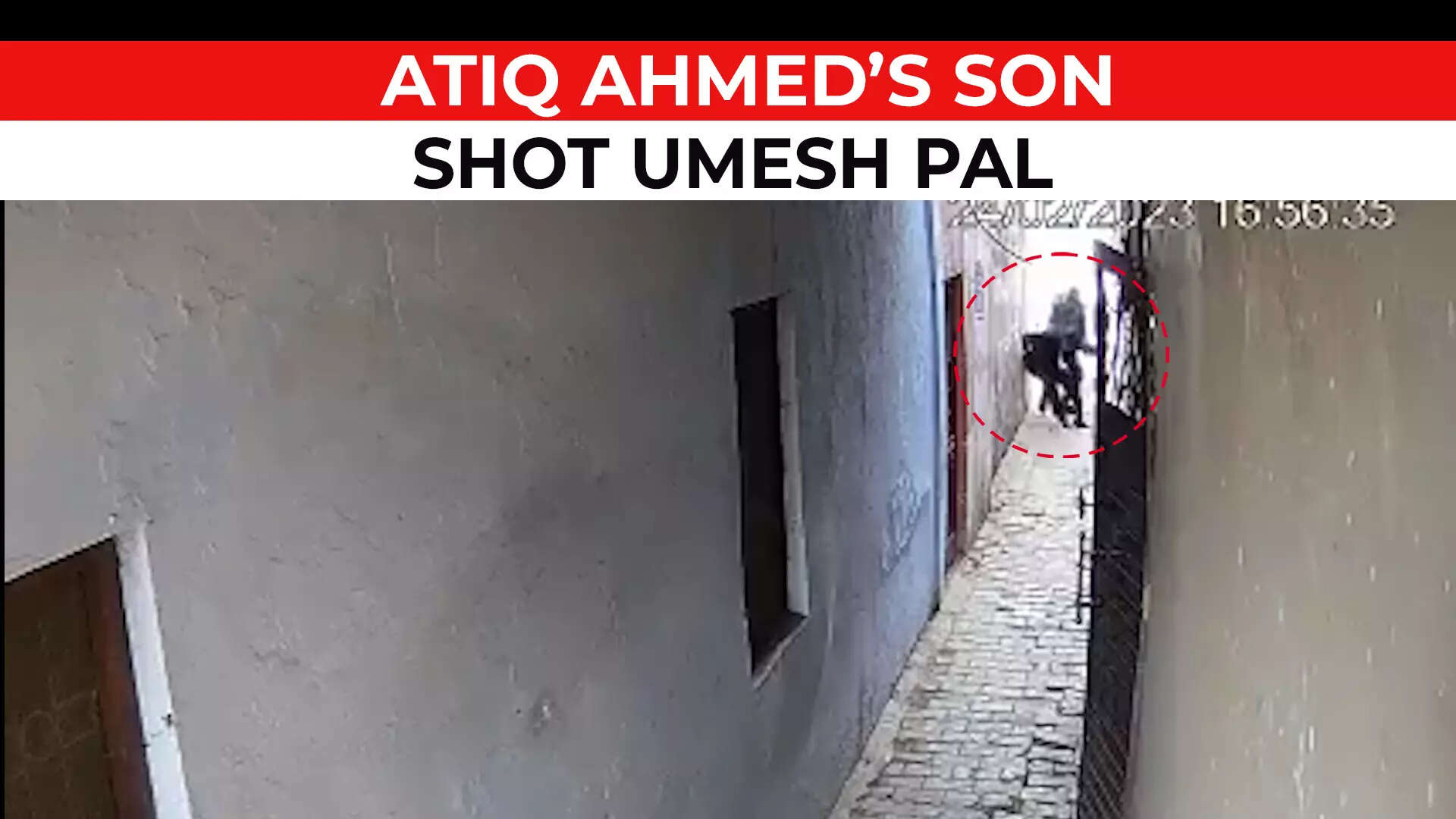 Prayagraj shootout: Fresh CCTV video shows Atiq Ahmed’s son Asad firing at Umesh Pal
