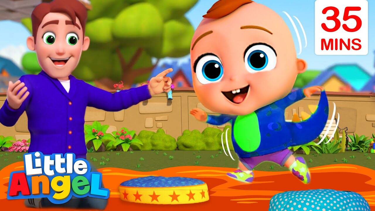 English Kids Poem: Nursery Song in English 'The Floor Is Lava'