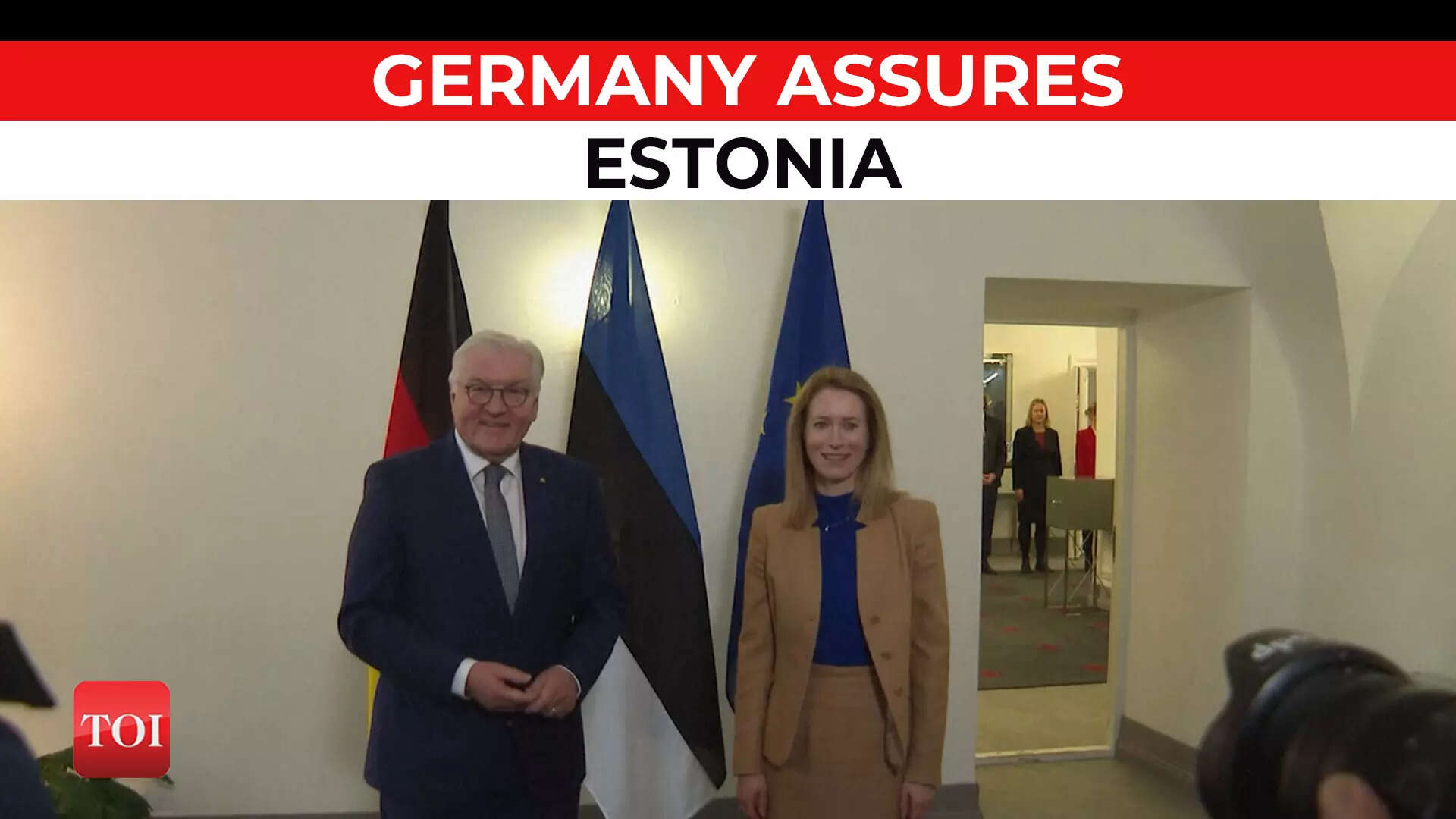 Estonia PM welcomes German president in Tallinn