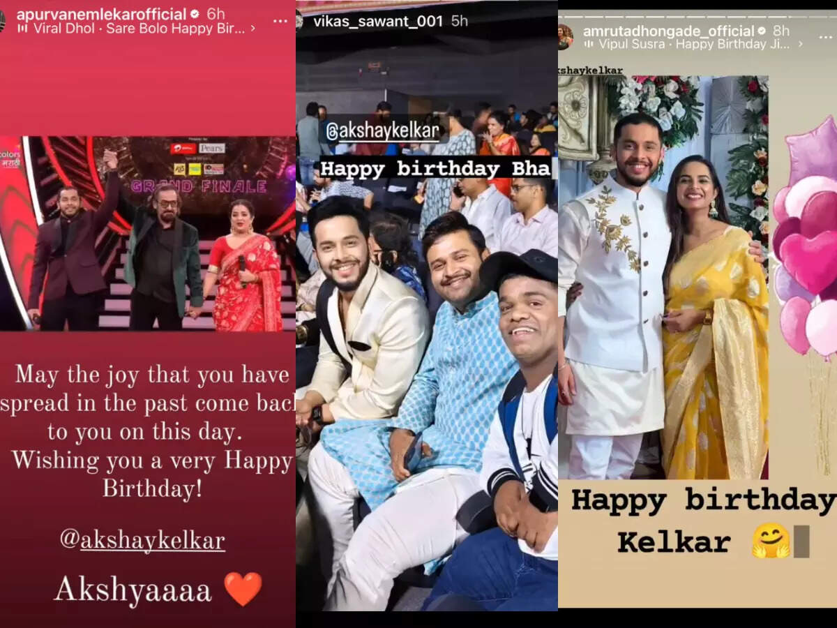 Bigg Boss Marathi 4 winner Akshay Kelkar turns a year older, Apurva ...