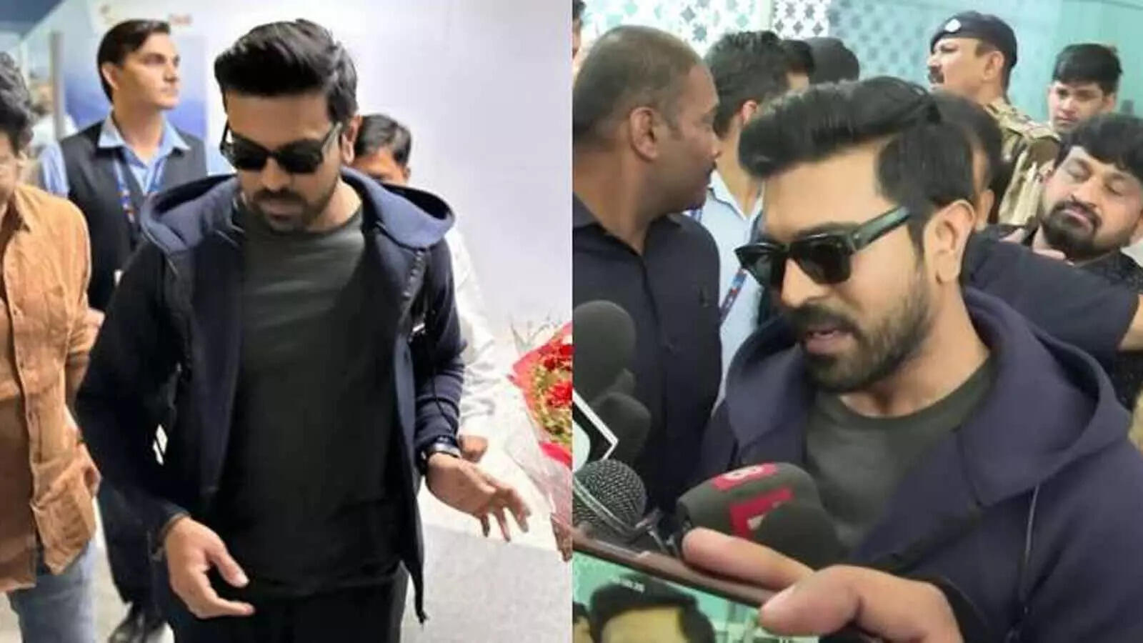 'Naatu Naatu desh ka song ha', says proud Ram Charan as he arrives in ...