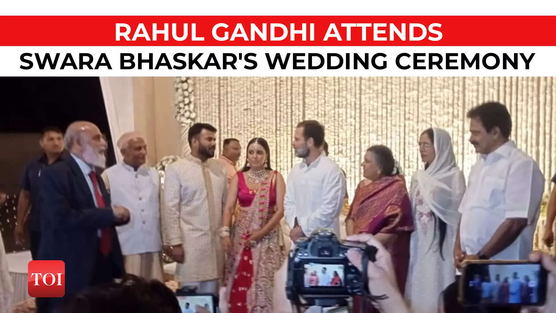 Rahul Gandhi, Arvind Kejriwal attend Swara Bhasker, Fahad Ahmad's wedding reception