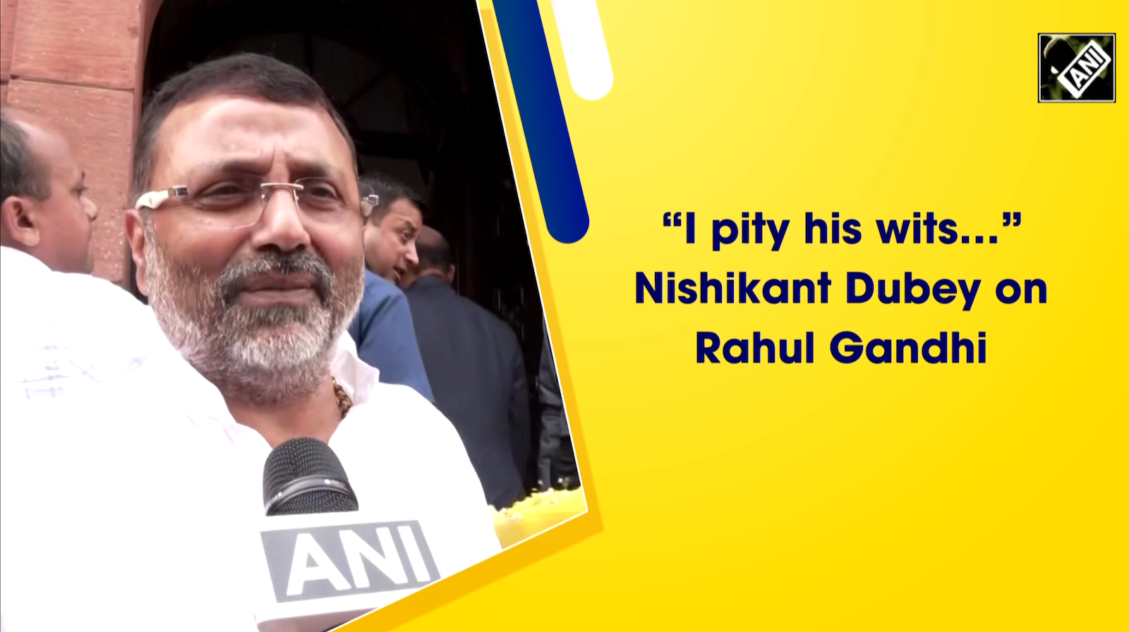 “I pity his wits…” Nishikant Dubey on Rahul Gandhi