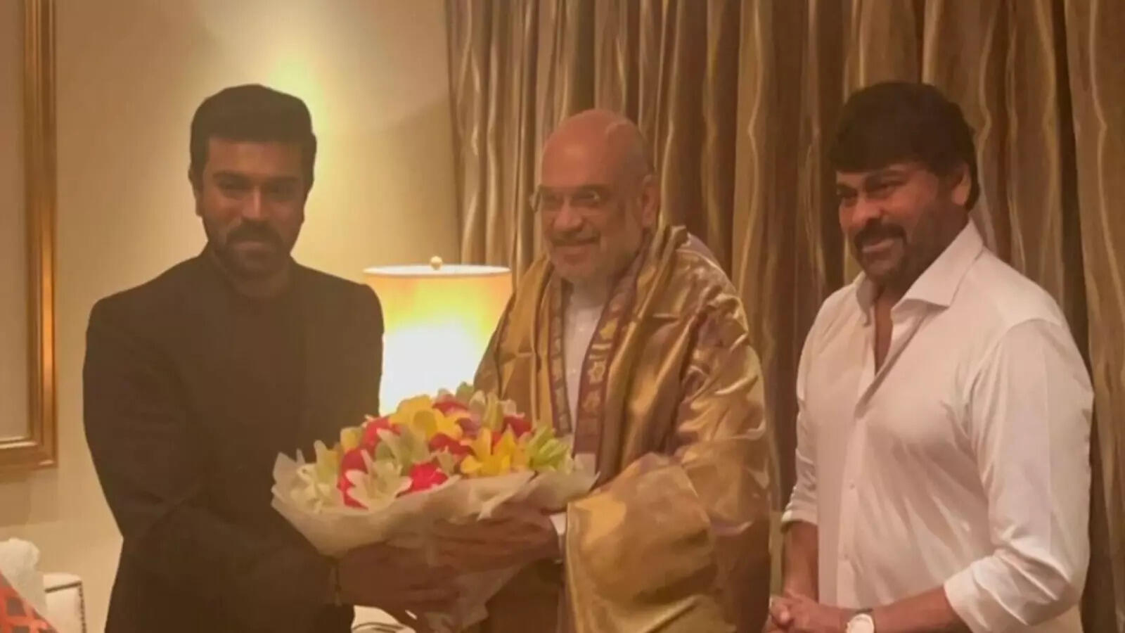 Naatu Naatu Oscar win: Home Minister Amit Shah meets ‘RRR’ actor Ram ...