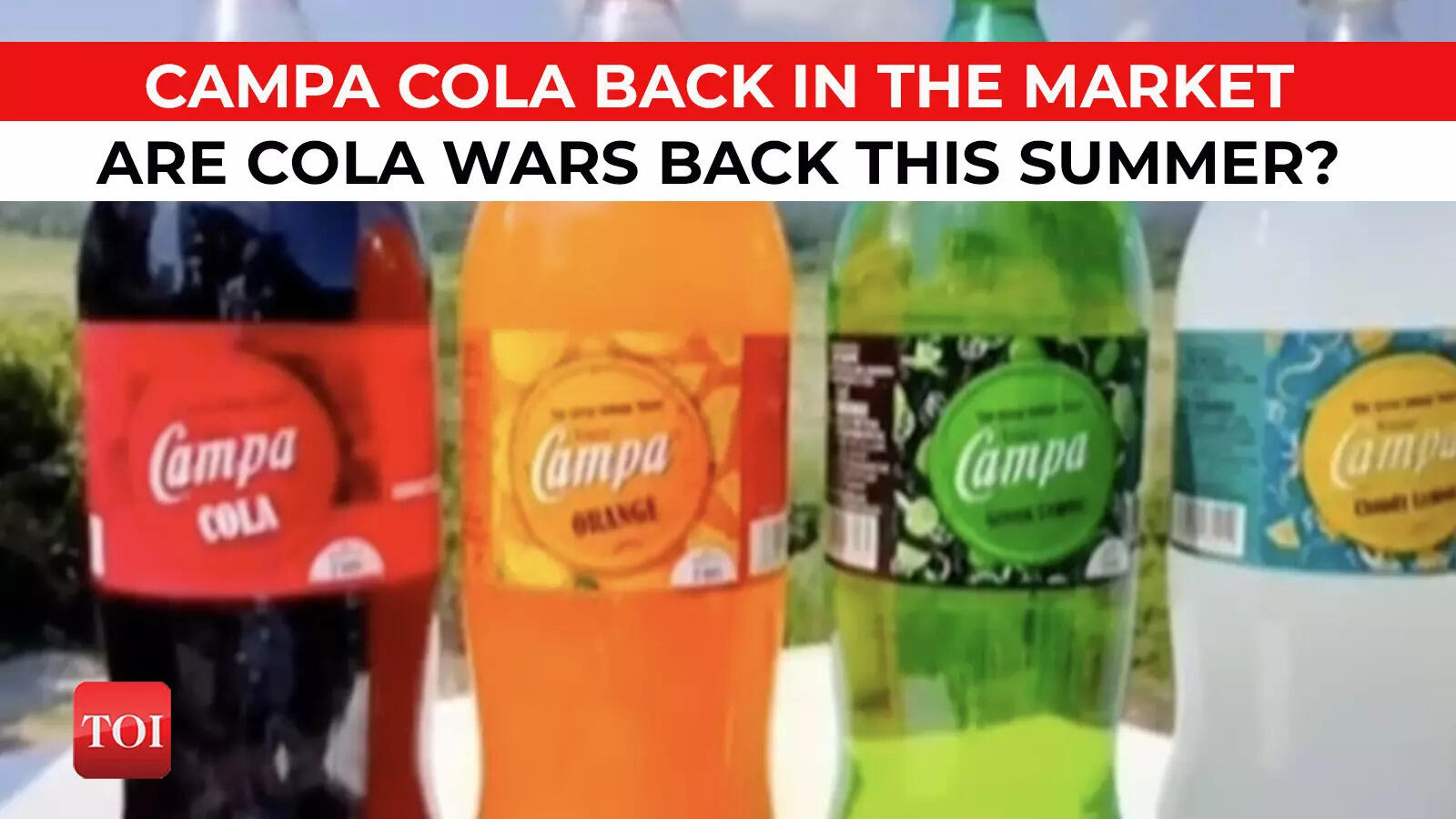 Campa Cola makes a comeback in the Indian market