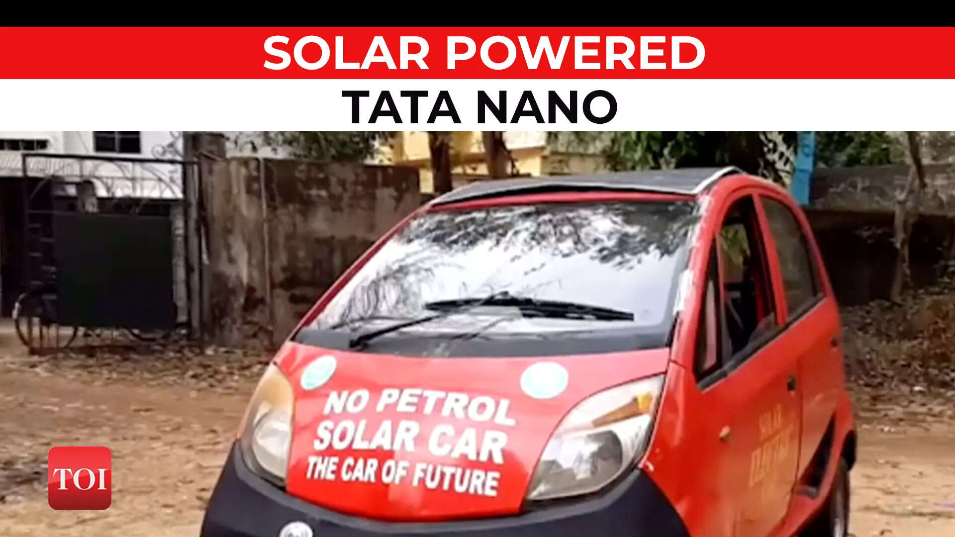 West Bengal businessman converts Tata Nano into solar car