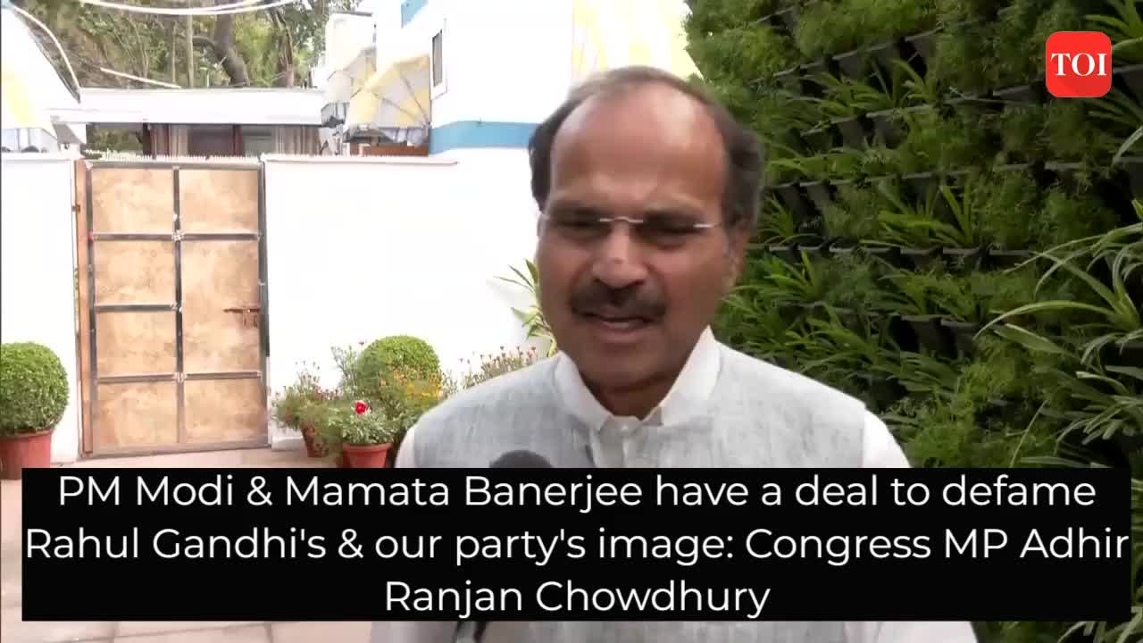 PM Modi & Mamata Banerjee have a deal to defame Rahul Gandhi's image: Congress MP Adhir Ranjan ...