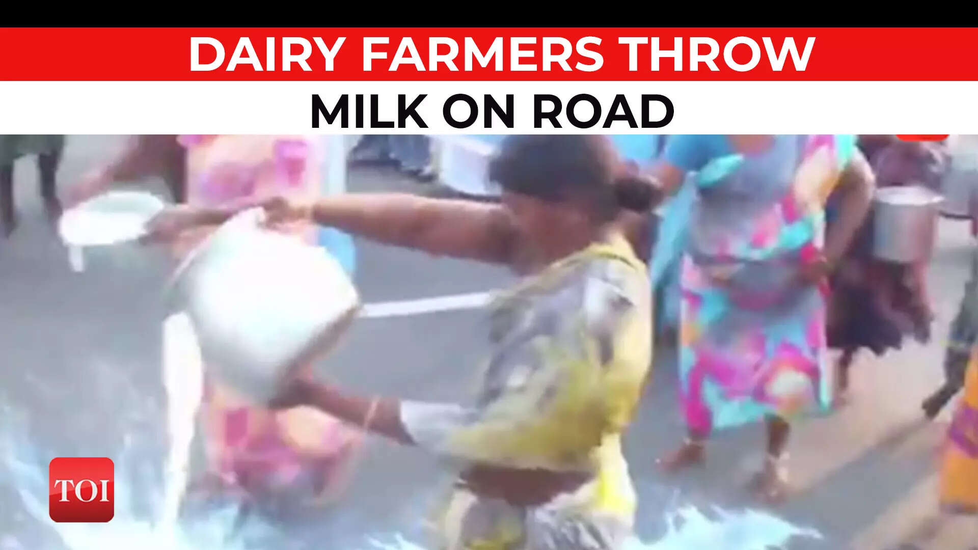 Tamil Nadu: Dairy farmers throw milk on road in Madurai, demand ...
