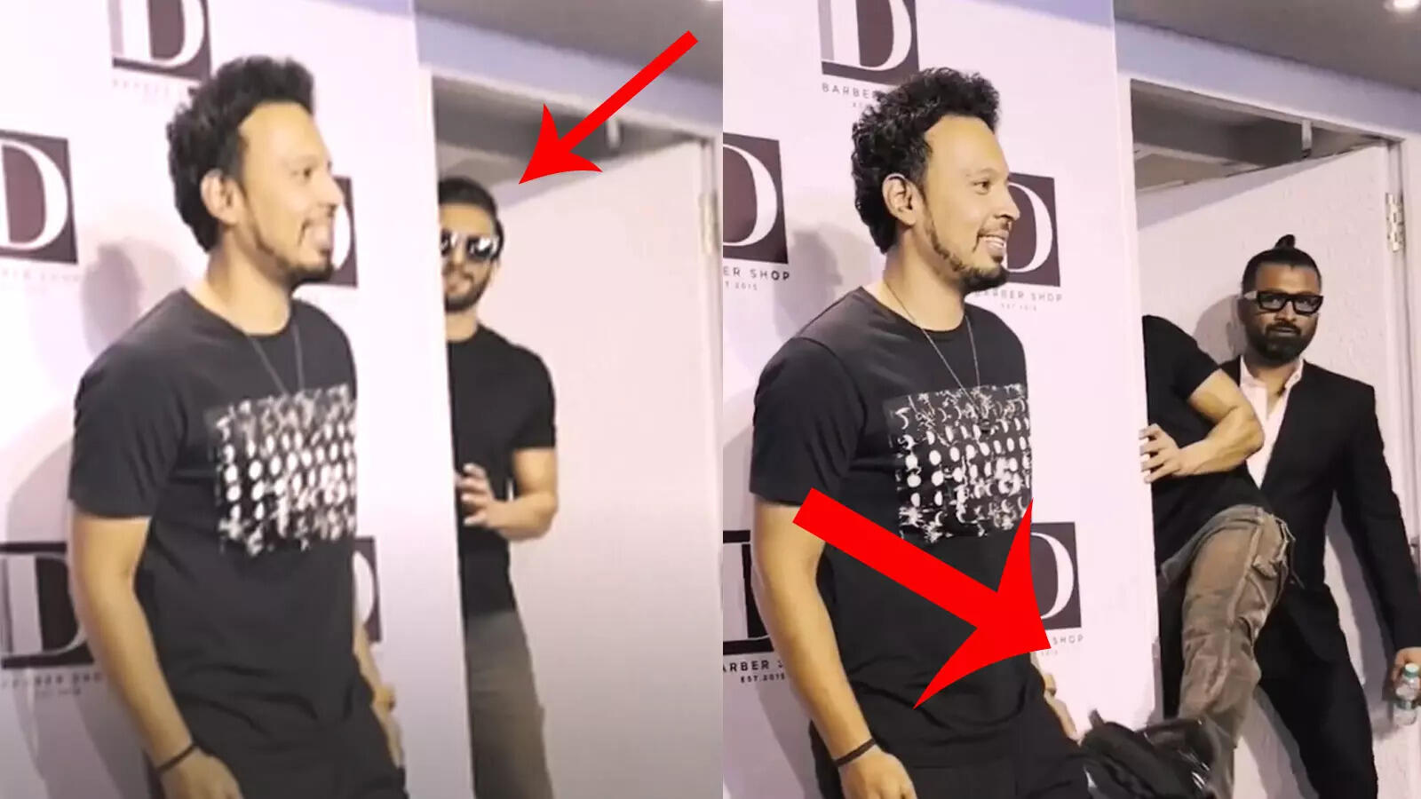 TROLLED! Video of Ranveer Singh jokingly kicking friend Rohan Shrestha goes viral; netizens say ...