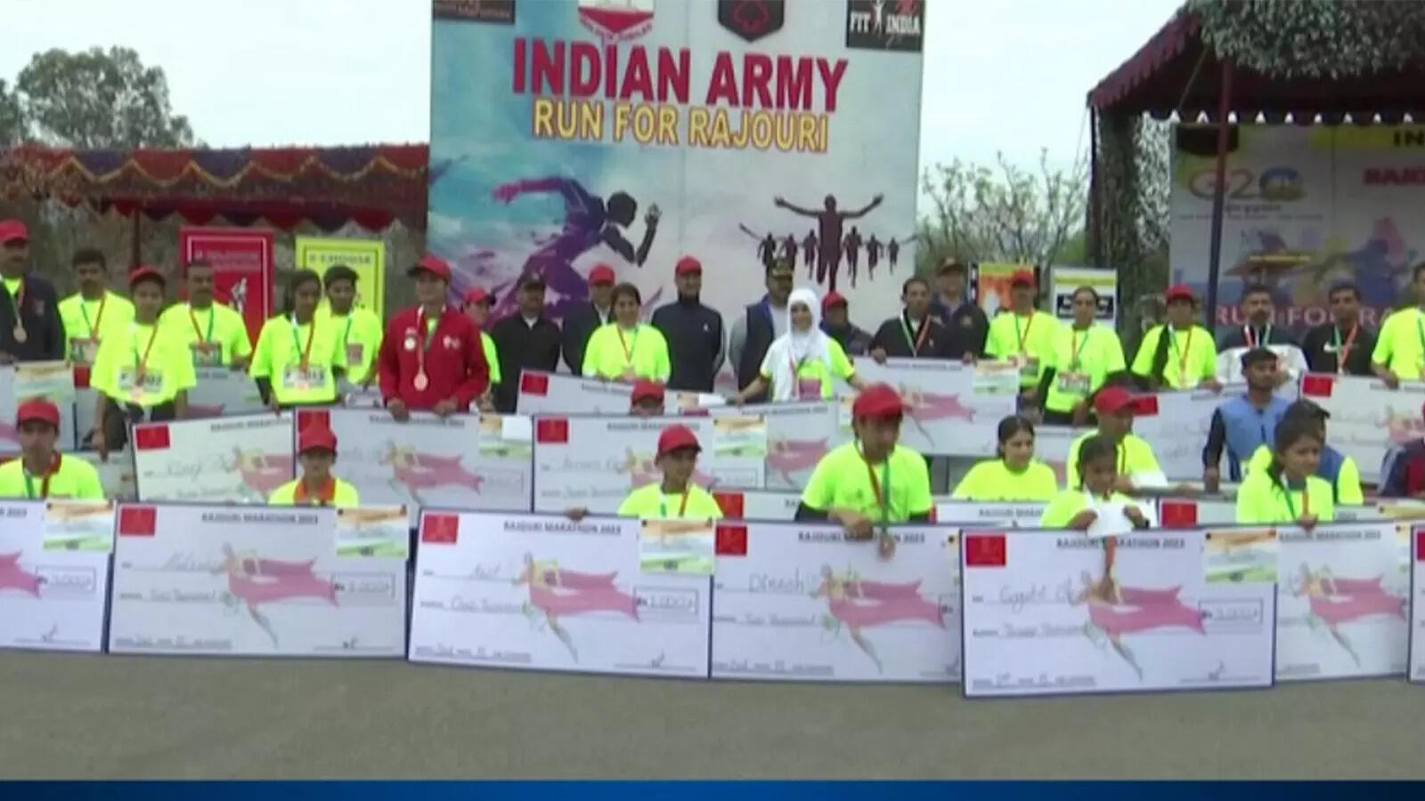 J&K: Army organises ‘Rajouri Marathon’ under fit India Movement