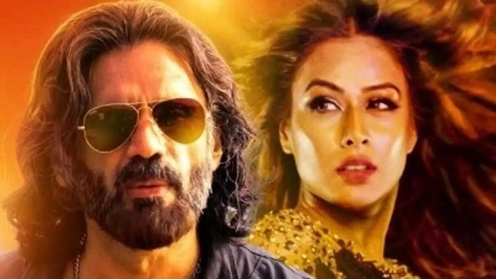 Nia Sharma, Suniel Shetty flaunt their sizzling chemistry in 'Daiyaa ...