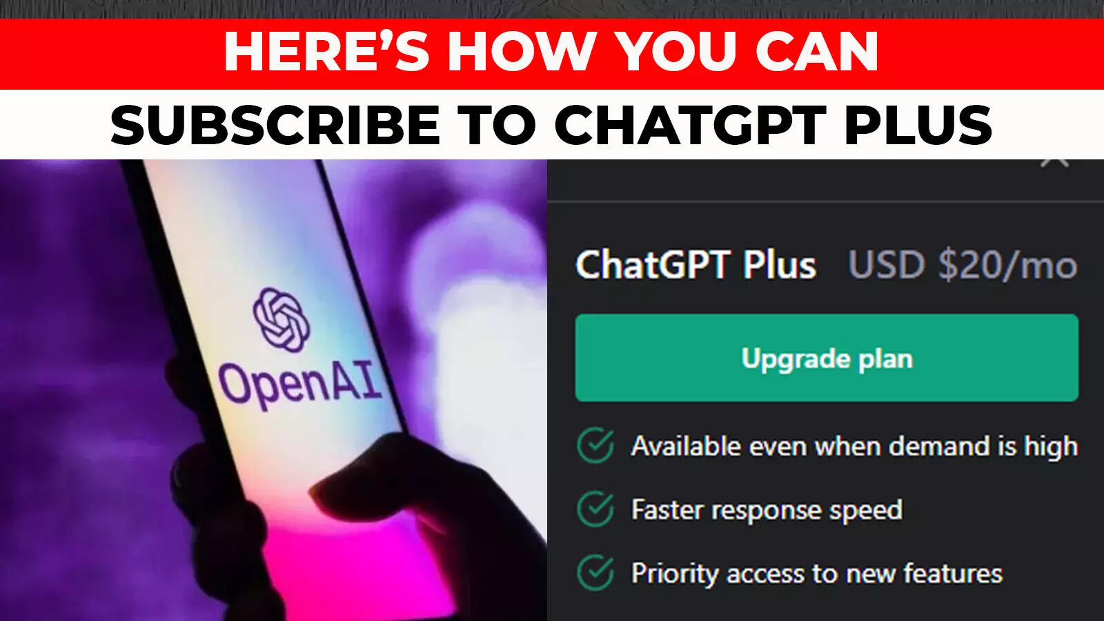 Step-by-Step Guide: Subscribing to ChatGPT Plus