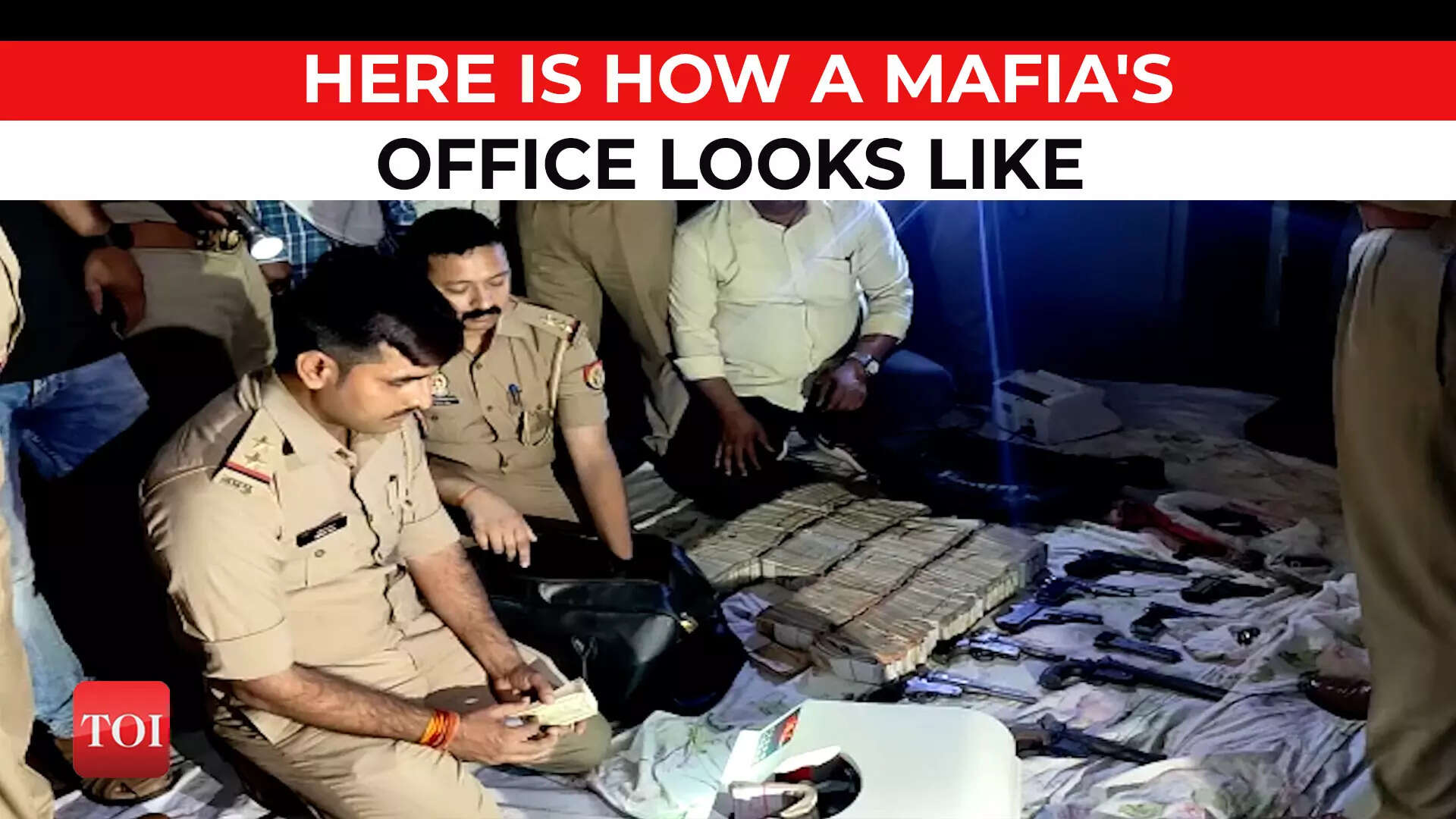 What police recovered from mafia don Atiq Ahmad's old office