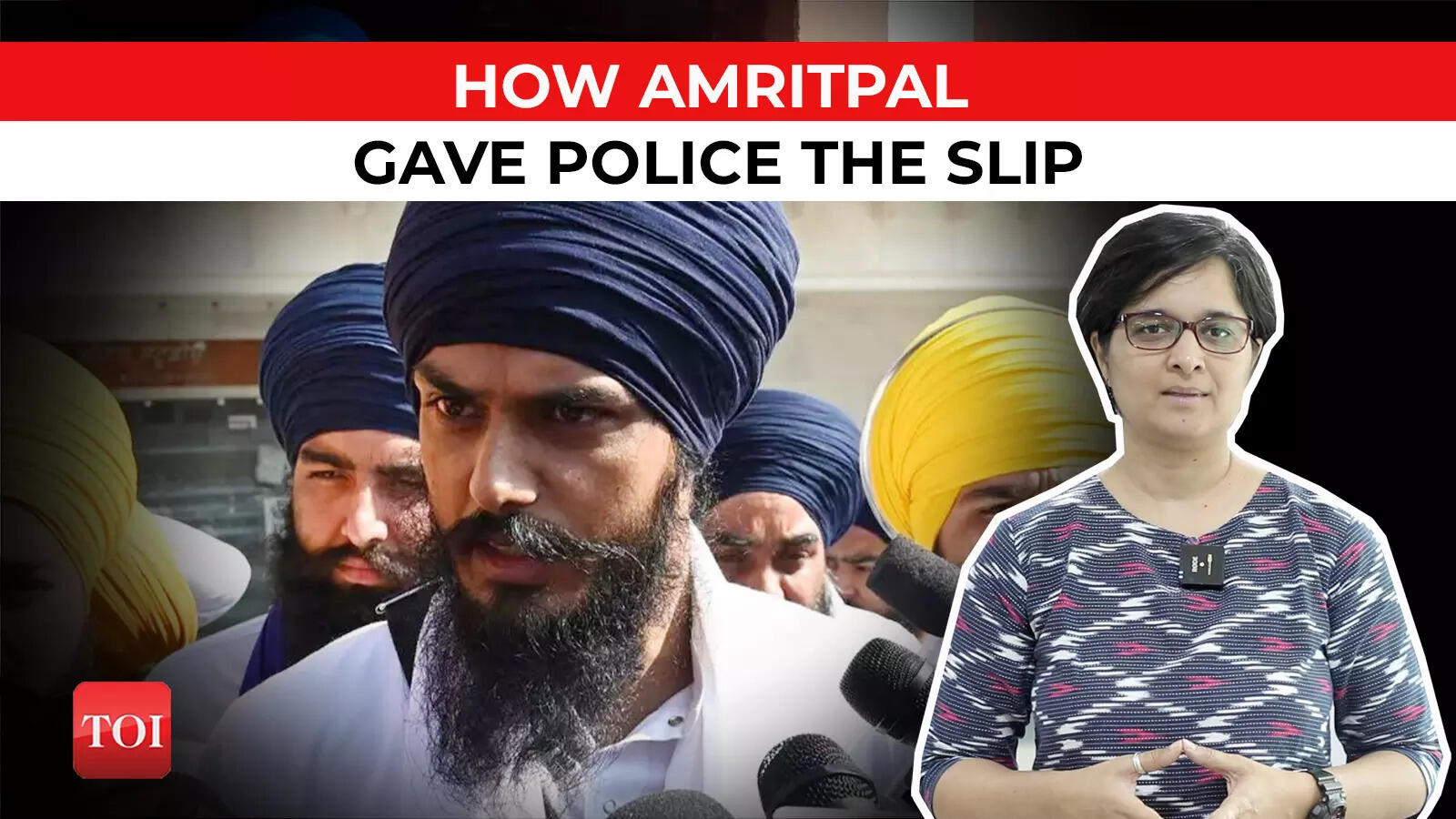 amritpal: Amritpal Singh: How did the Khalistani preacher give police the slip