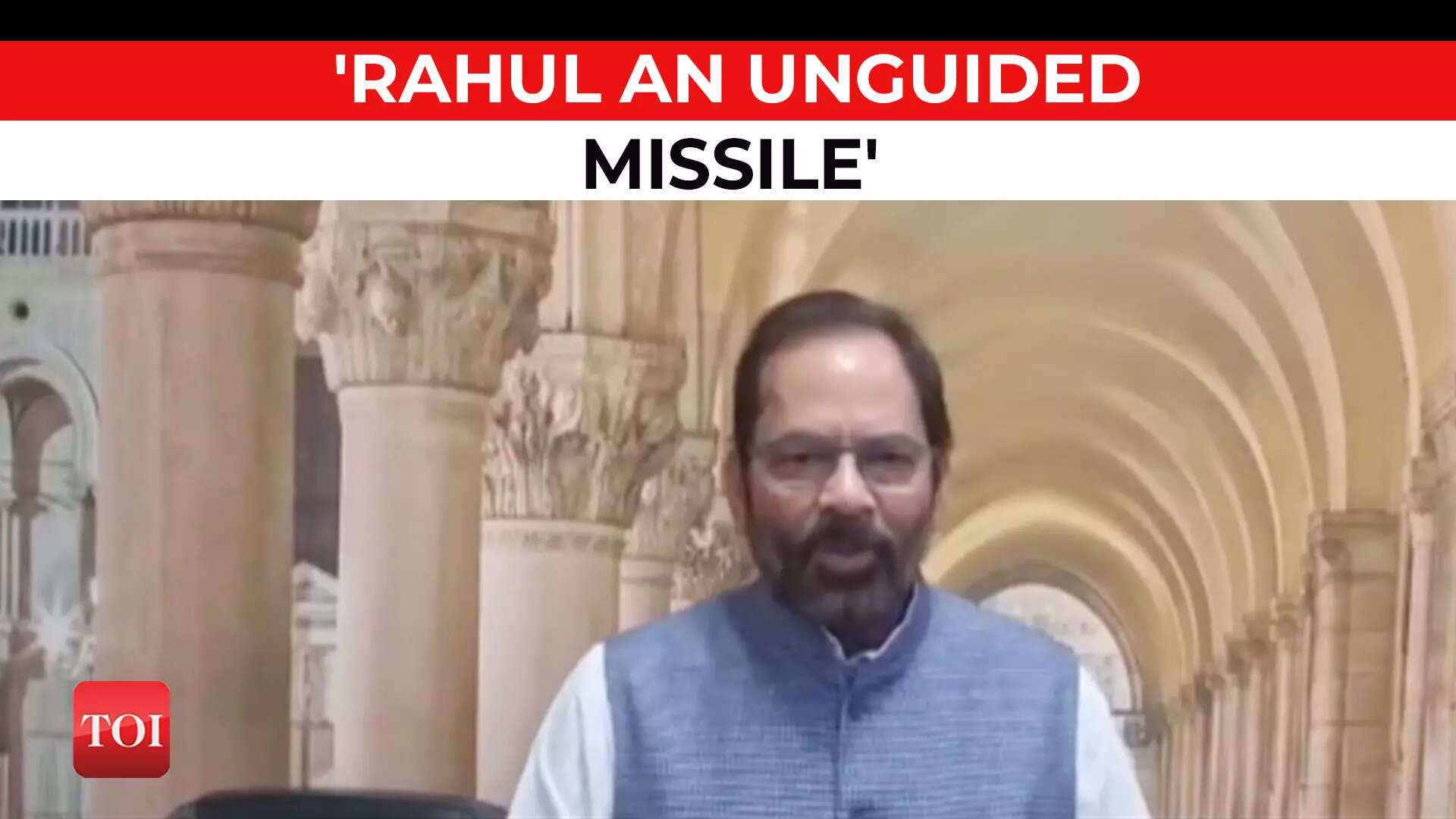 Rahul Gandhi convicted: BJP leader Mukhtar Abbas Naqvi calls Wayanad MP ... Rahul Gandhi convicted: BJP leader Mukhtar Abbas Naqvi calls Wayanad MP ...