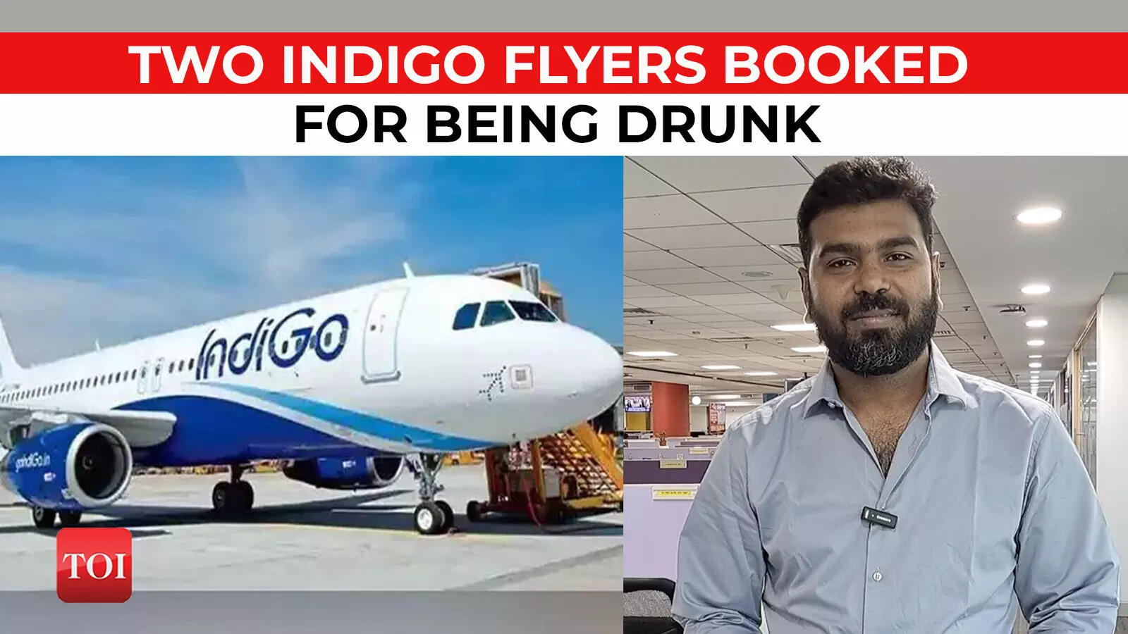 Mid-air chaos: Two IndiGo flyers get drunk on board, fight with other passengers, misbehaving ...