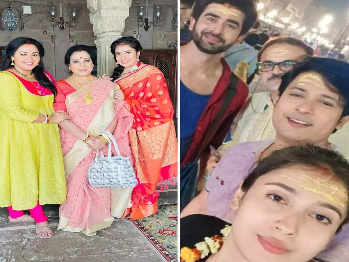 Pics from team Sohag Chand’s outdoor shoot in Varanasi