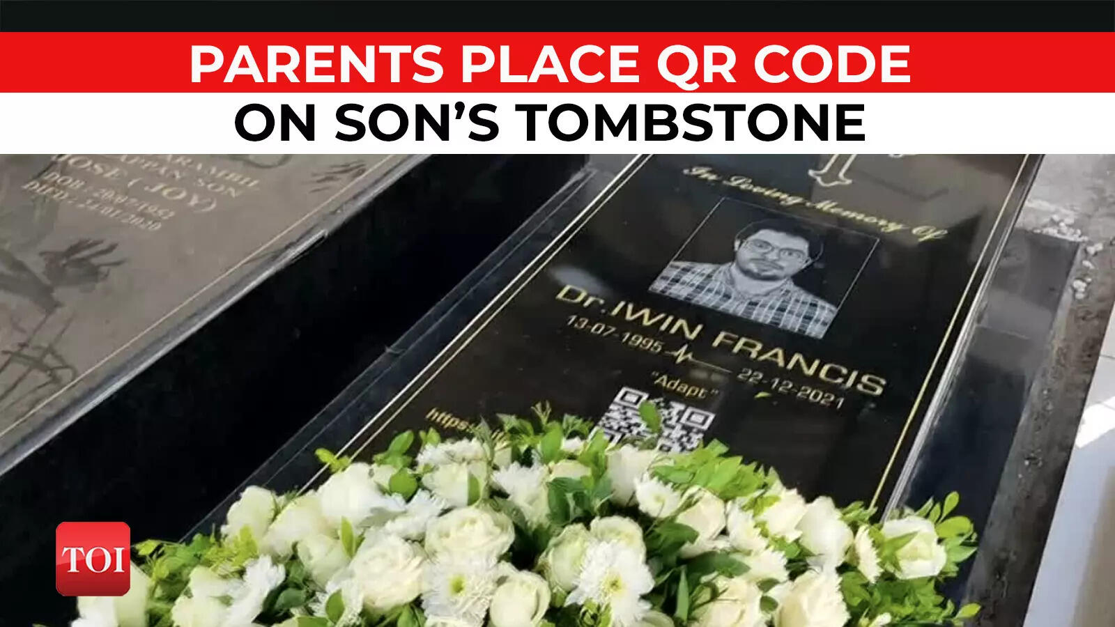 QR code on a tomb tells the story of a doctor who died when he was 26