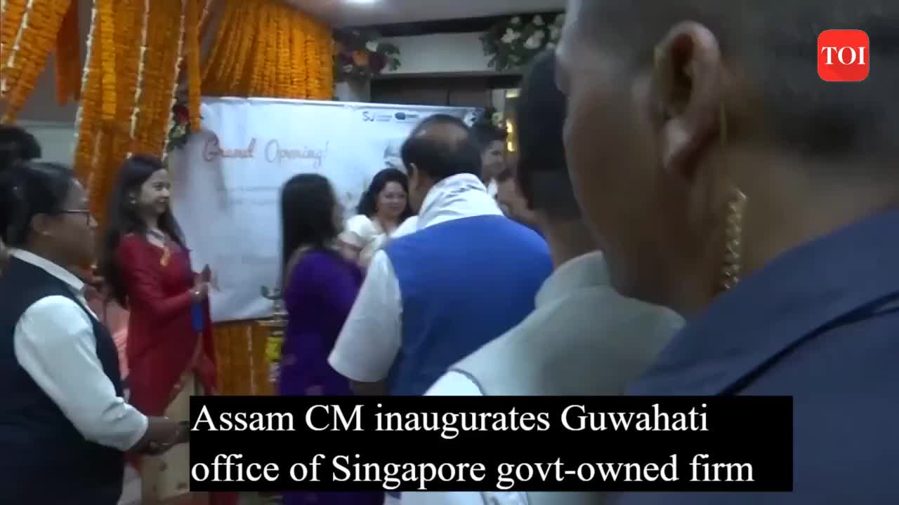 Assam CM inaugurates Guwahati office of Singapore govt-owned firm