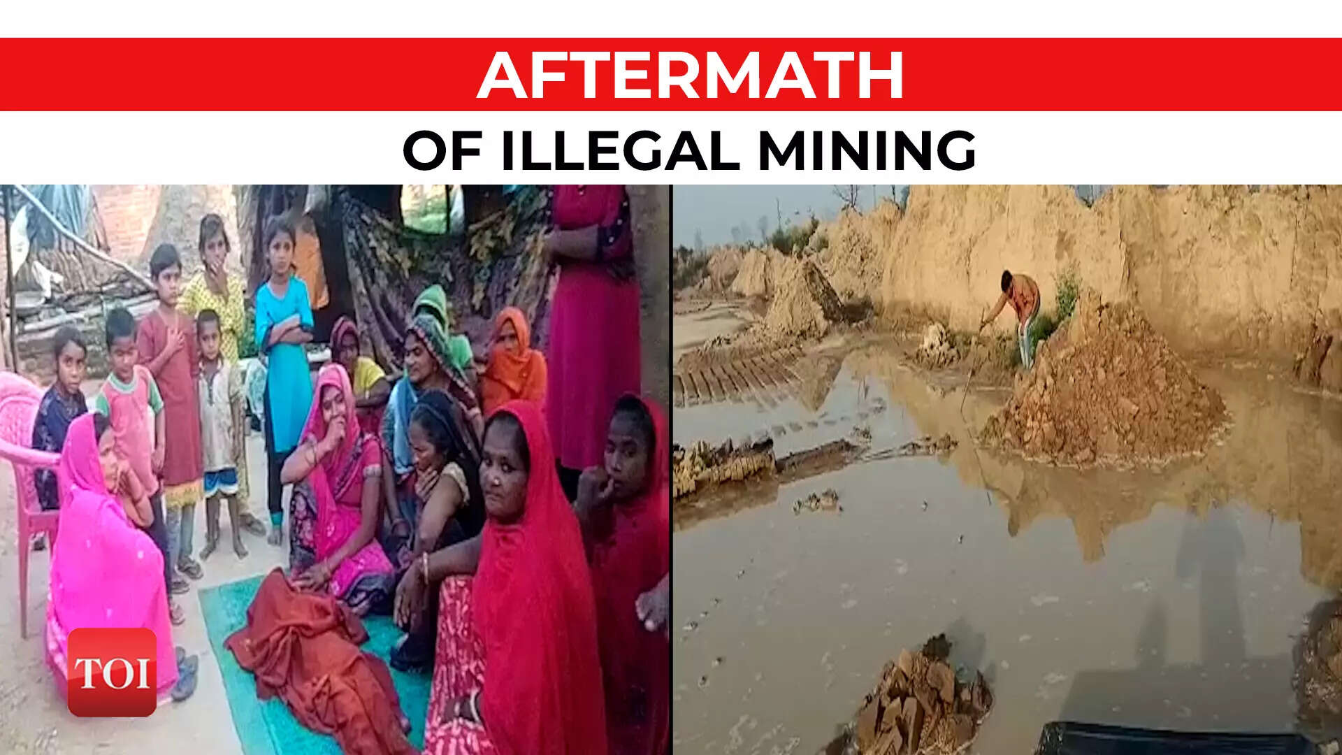 UP: Kin mourns death of 6-year-old who fell into deep pit dug by mining ...