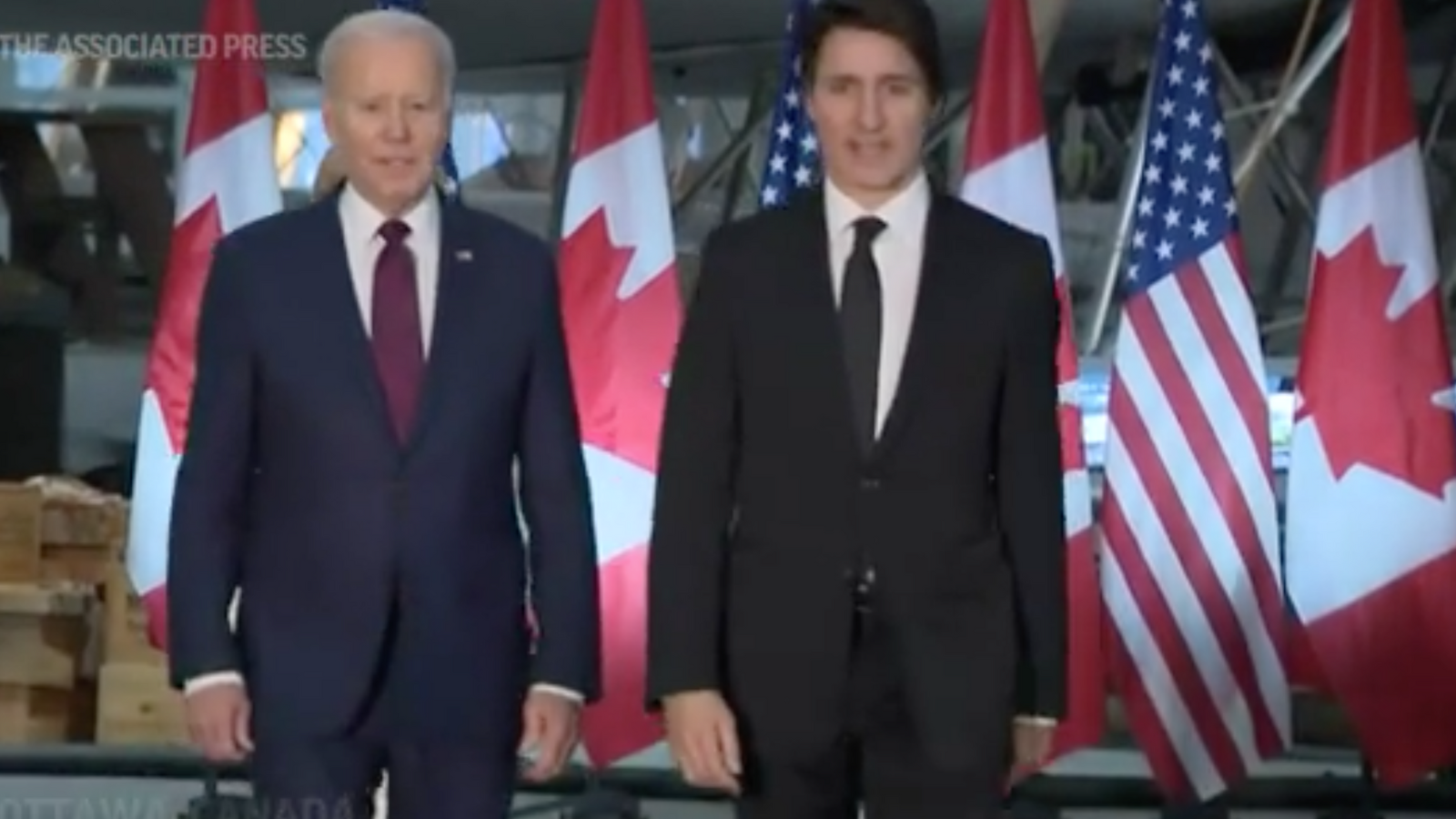 biden: Canada: Biden and Trudeau toast as allies and friends