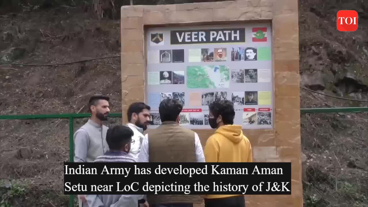 kaman aman setu: Indian Army redevelops Kaman Aman Setu near LoC in J&K ...