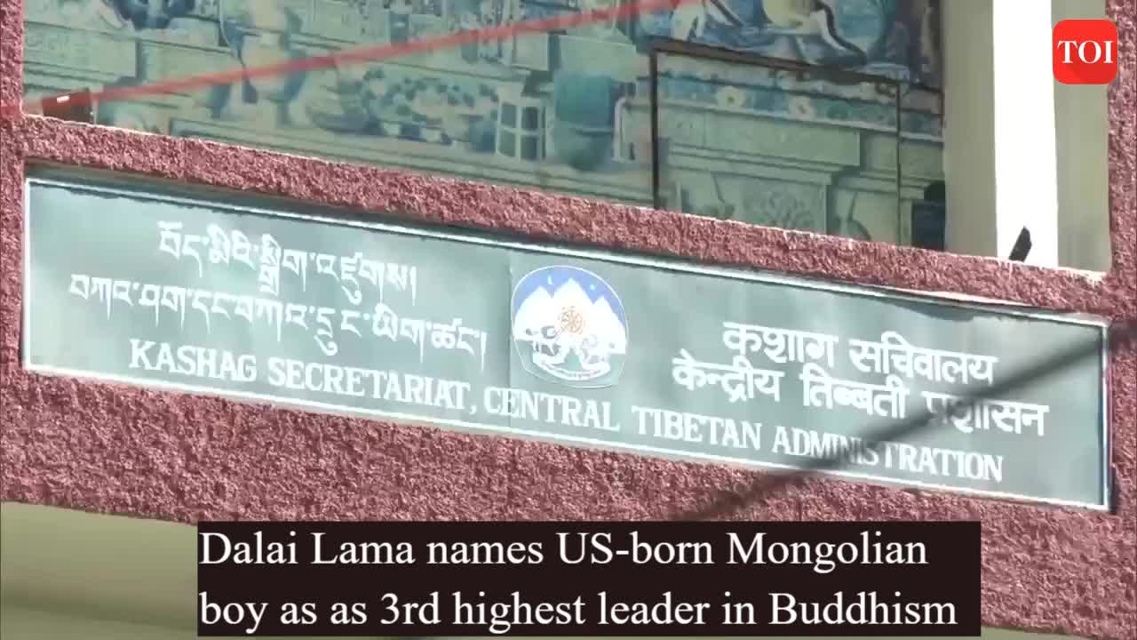 Dalai Lama names US-born Mongolian boy as as 3rd highest leader in Buddhism