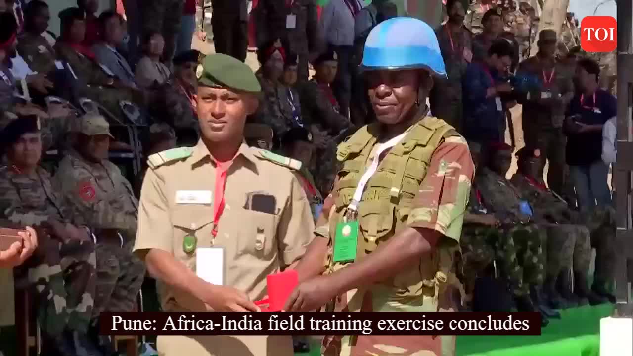 Pune: Africa-India field training exercise concludes