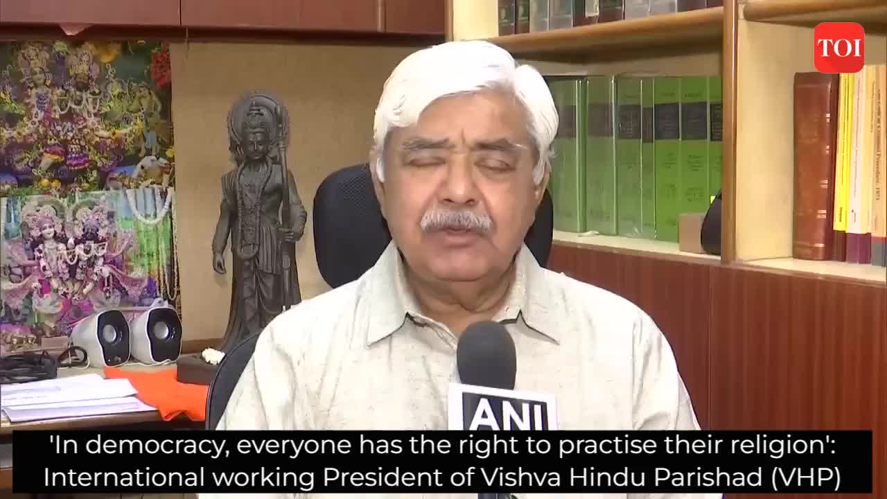 'In democracy everyone has the right to practice their religion': Alok ...