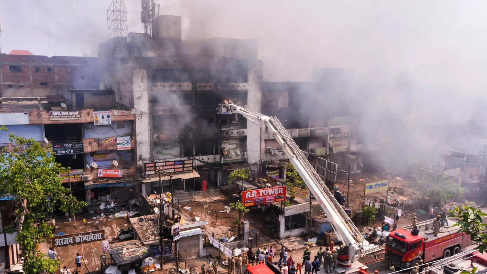 Kanpur fire incident: Efforts being made to control blaze, says Brajesh Pathak