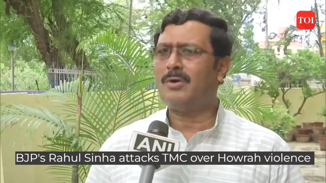 rahul sinha: BJP's Rahul Sinha attacks TMC over Howrah violence