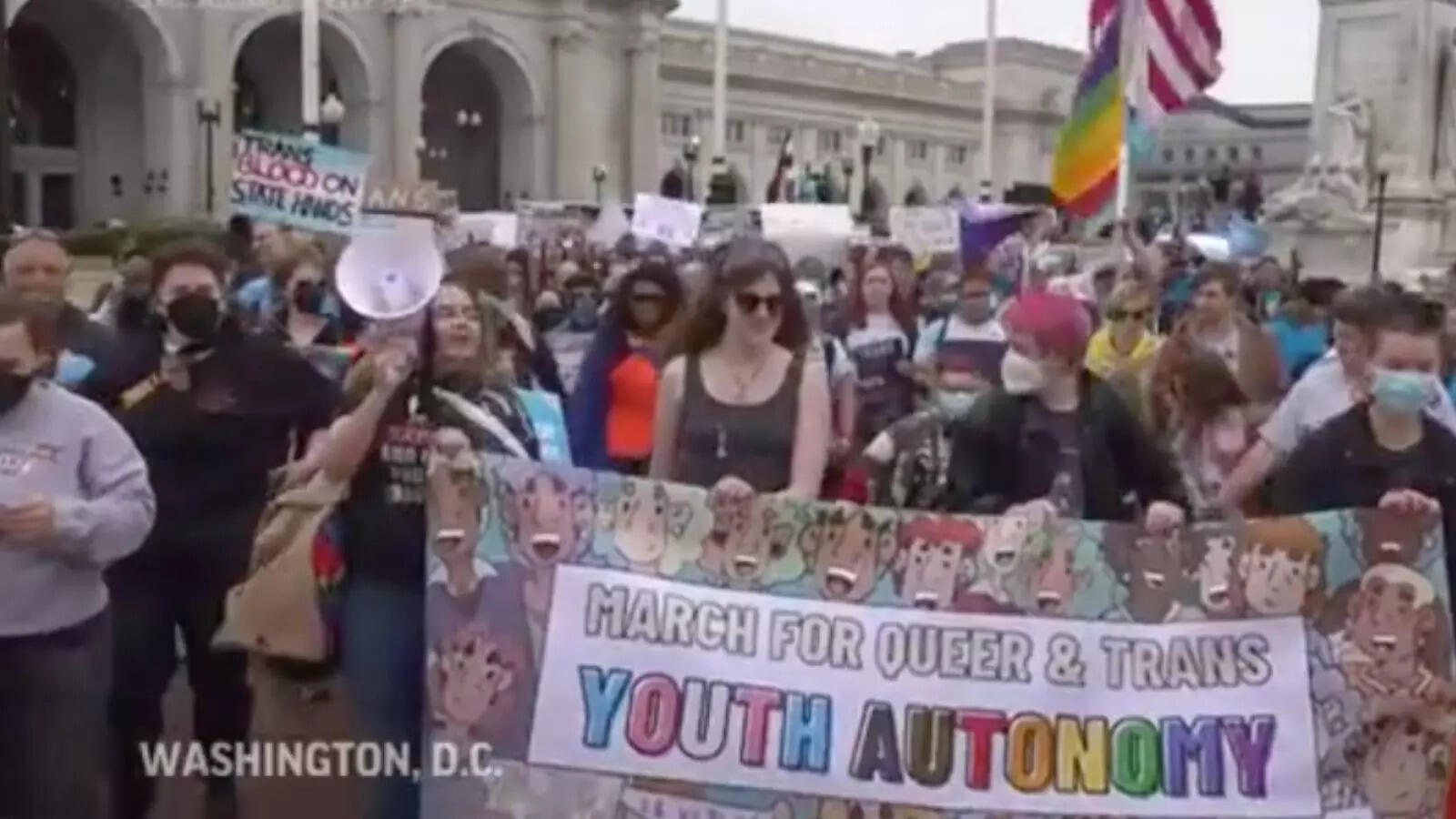 Marchers rally across the United States on Transgender Day of Visibility