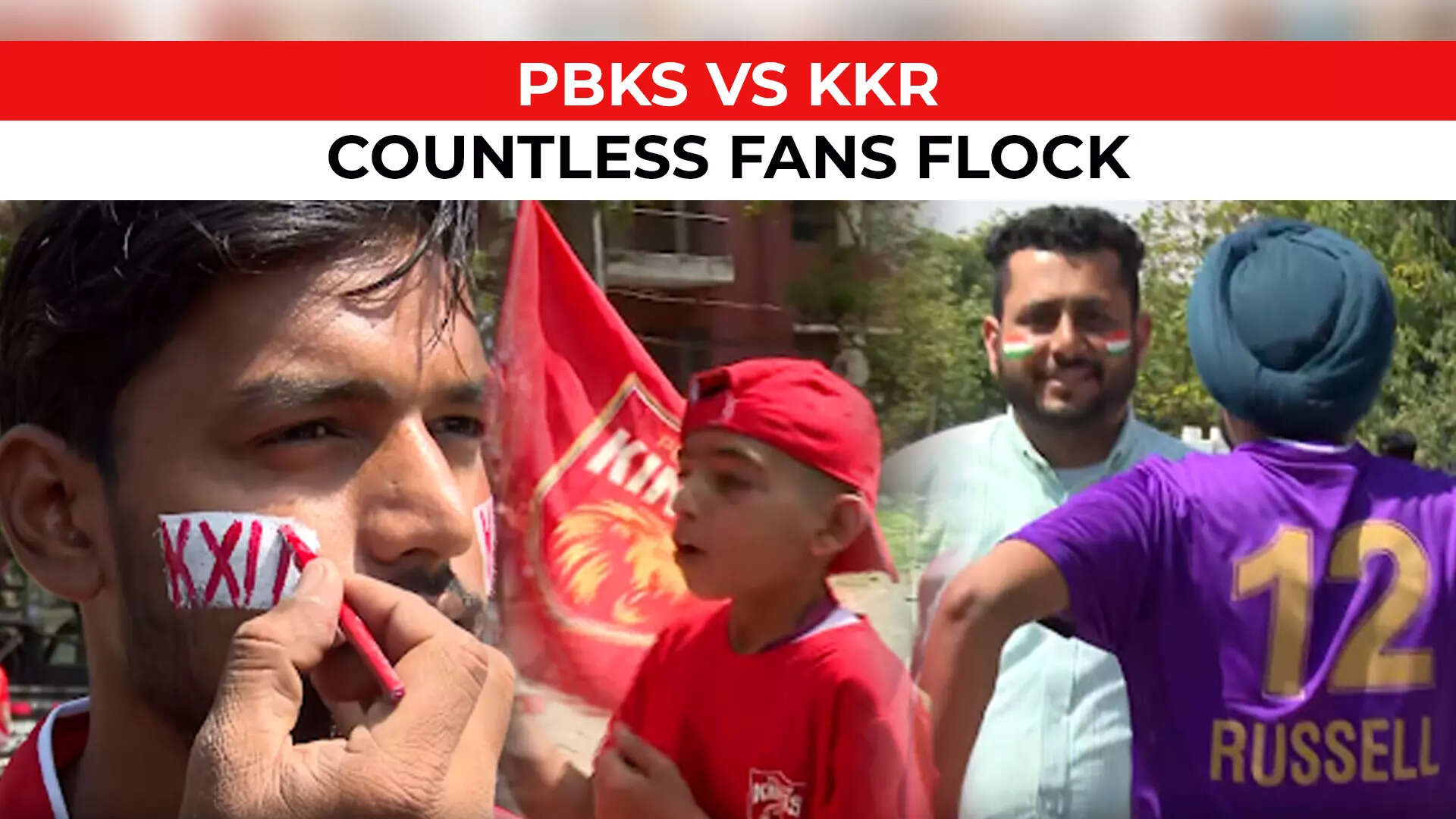 IPL 2023: Fans flock to IS Bindra Stadium, Mohali to watch the 'war ...