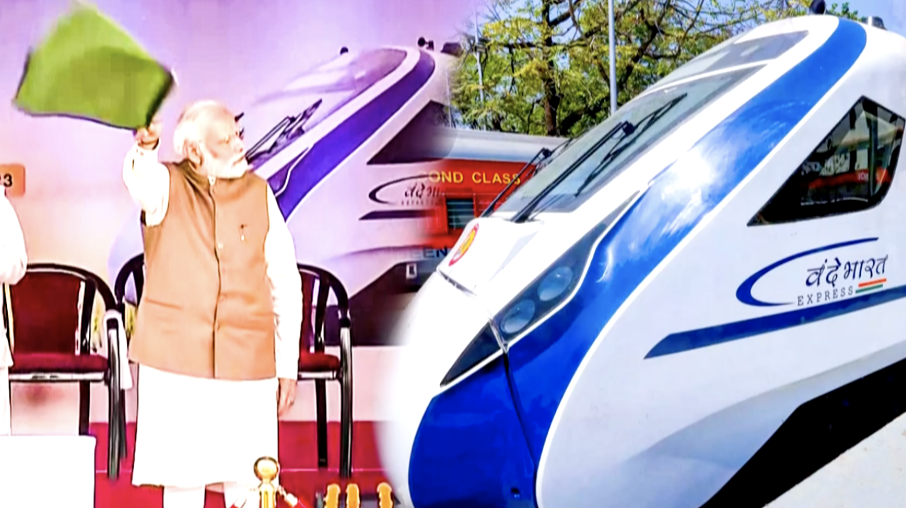 vande bharat train: MP: PM Modi flags off Vande Bharat Express in Bhopal