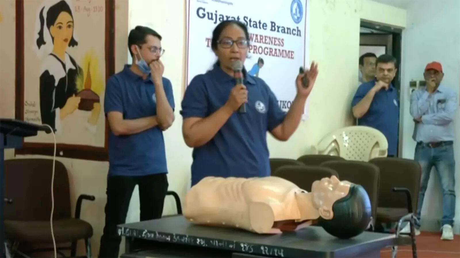 Gujarat: BJP organizes CPR training program for workers amid rising ...