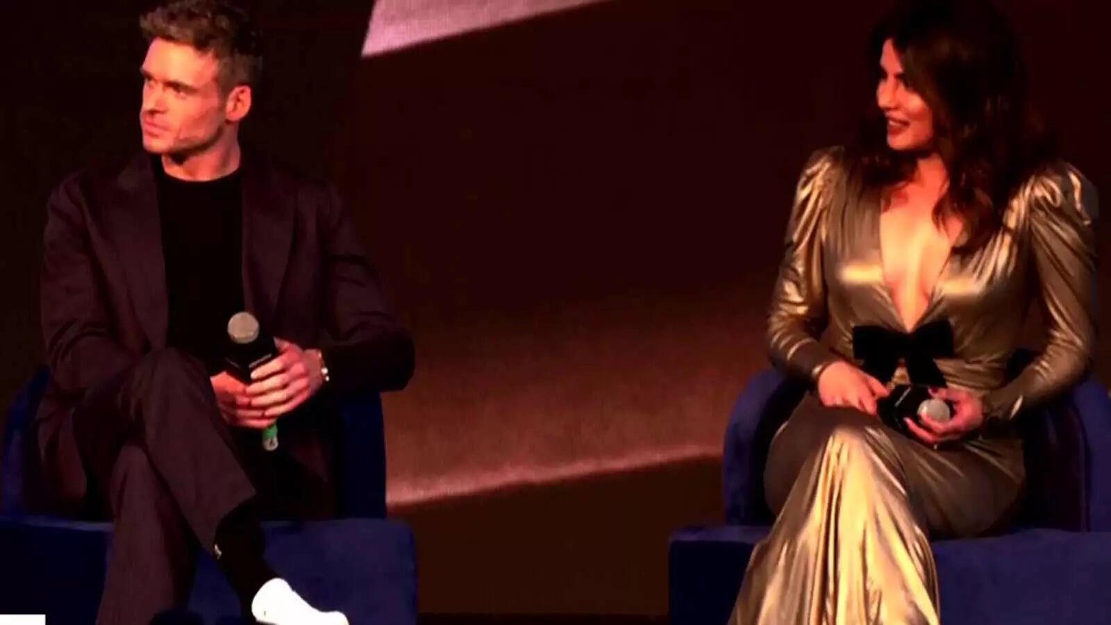 Fun moments at 'Citadel' press conference; Priyanka Chopra gives fun ...