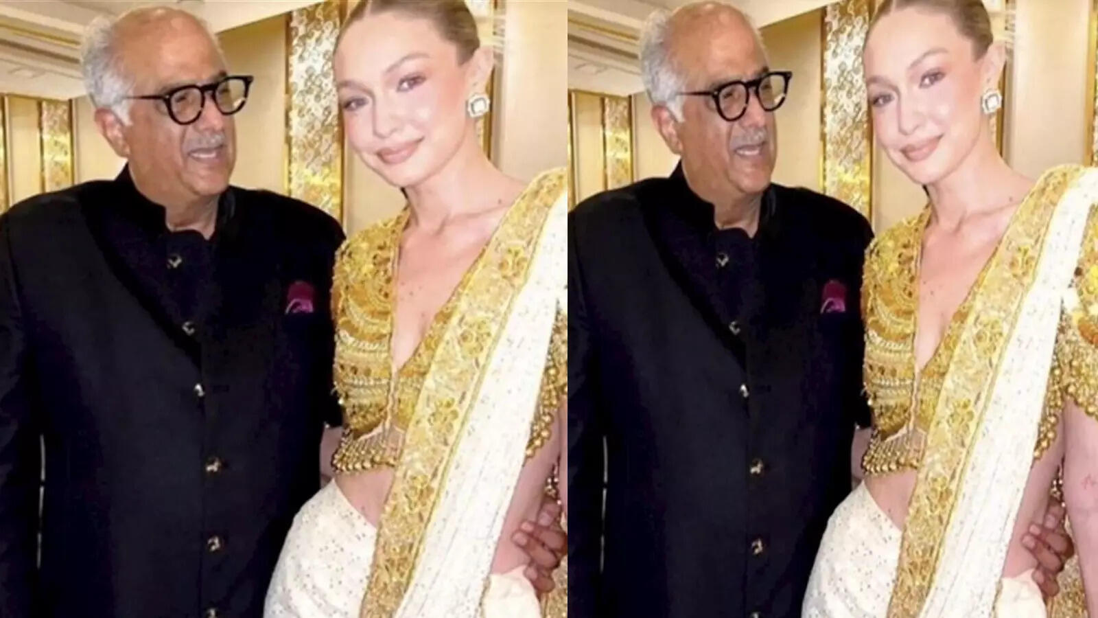 Boney Kapoor criticised heavily for holding Gigi Hadid’s waist ...