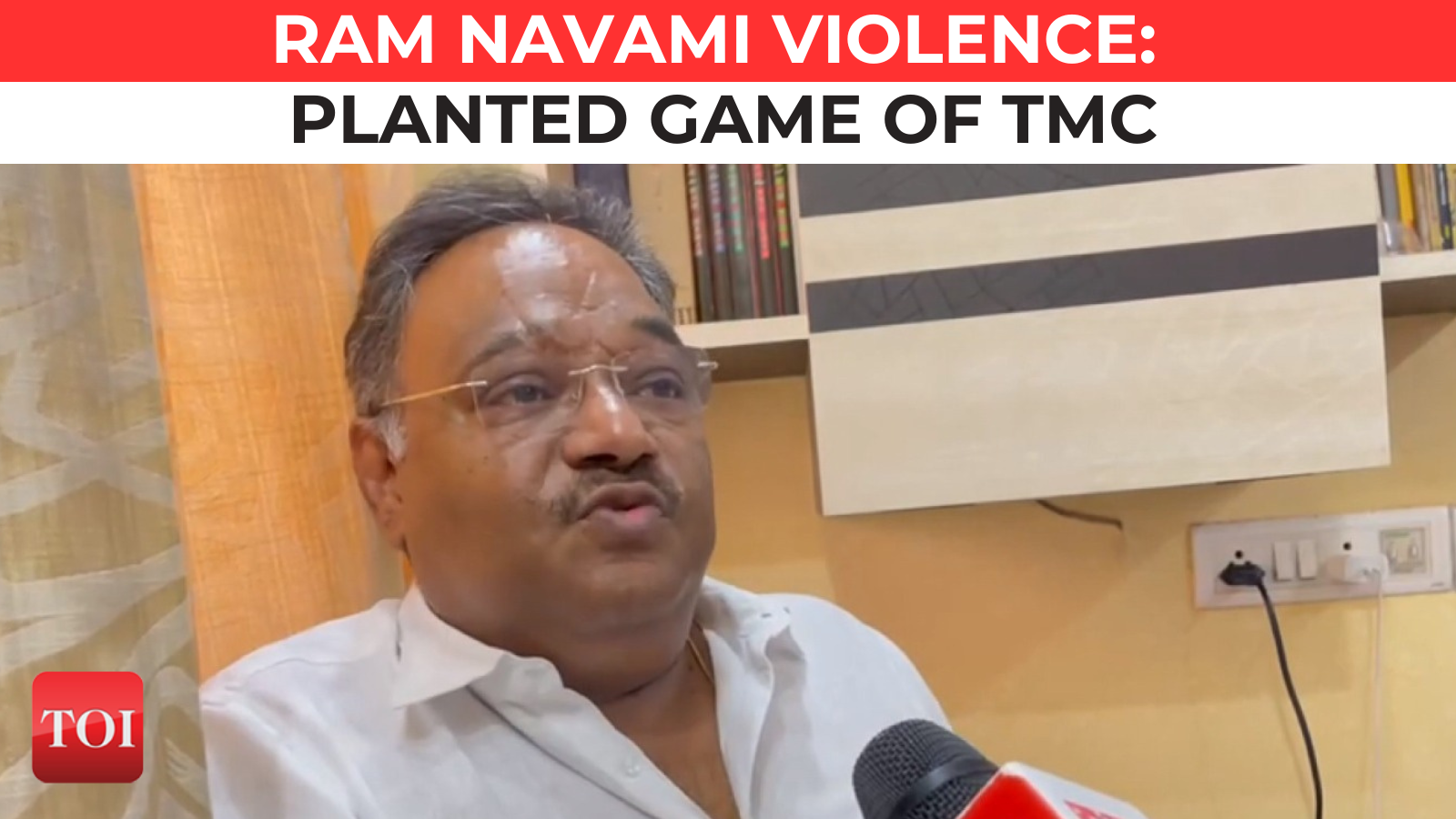 'Arrests in Ram Navami violence a planted game of the TMC', says BJP spokesperson Samik Bhattacharya