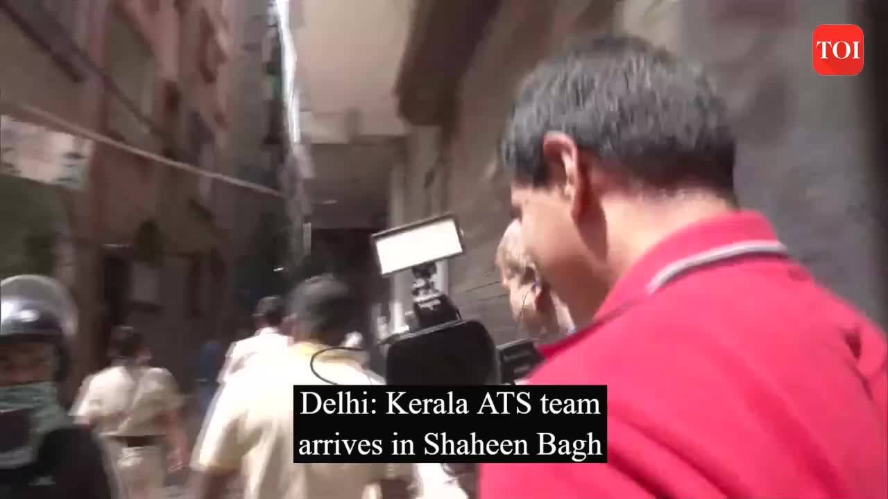 Delhi: Kerala ATS team arrives in Shaheen Bagh