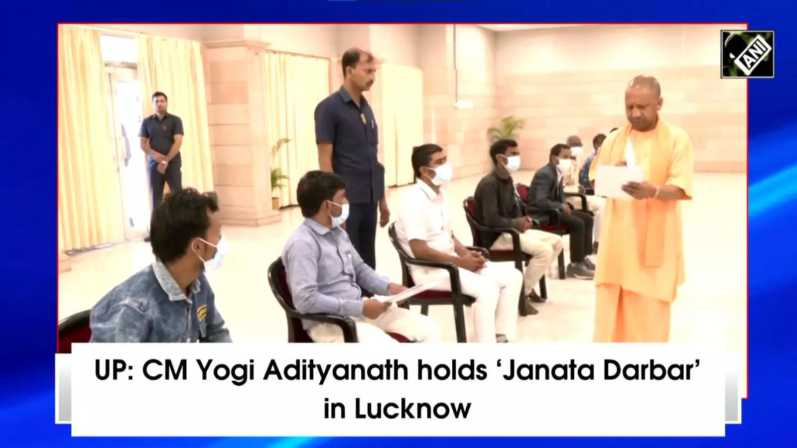 CM Yogi Adityanath holds ‘Janata Darbar’ in Lucknow